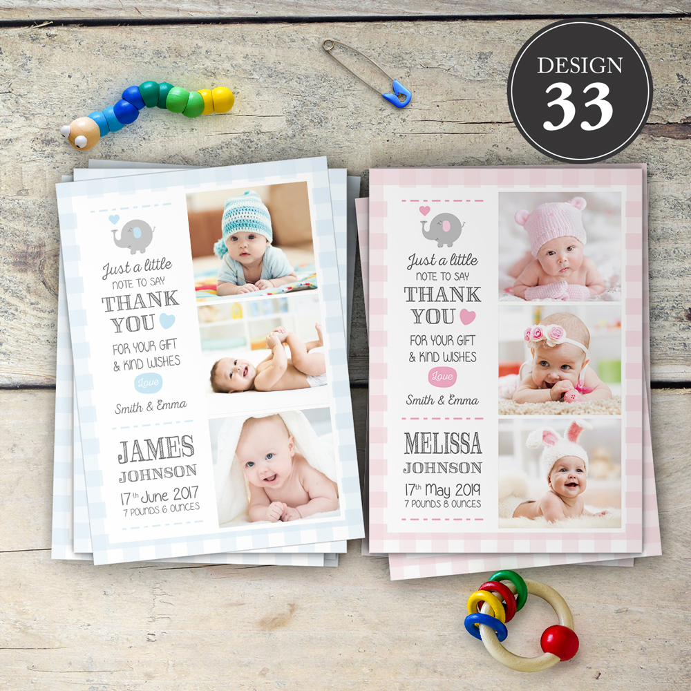 Baby Thank you Cards